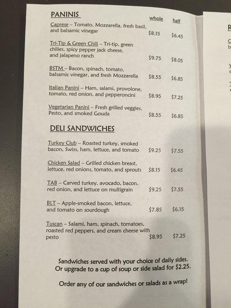 Menu at From the Hearth Kitchen and Pie Shop - Red Bluff restaurant ...