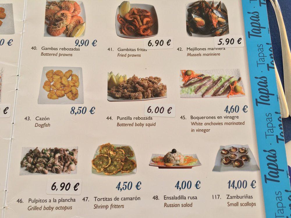 Carta de Restaurante Gastro Puppet, Comarruga