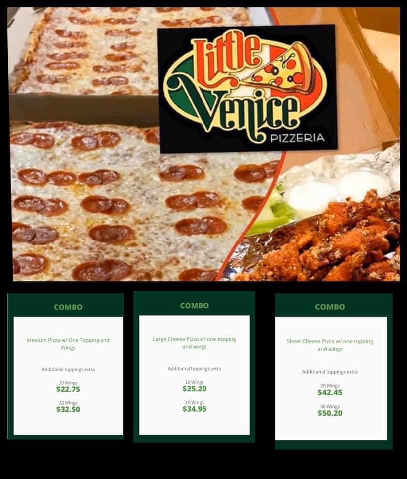 Menu at Little Venice Pizzeria, Rochester, 742 South Ave