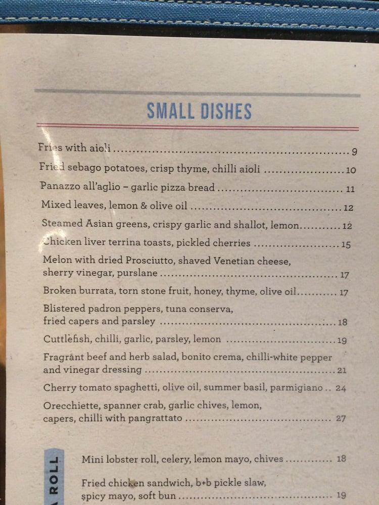 Menu at Coogee Pavilion Ground Floor pub & bar, Coogee, Ground Floor