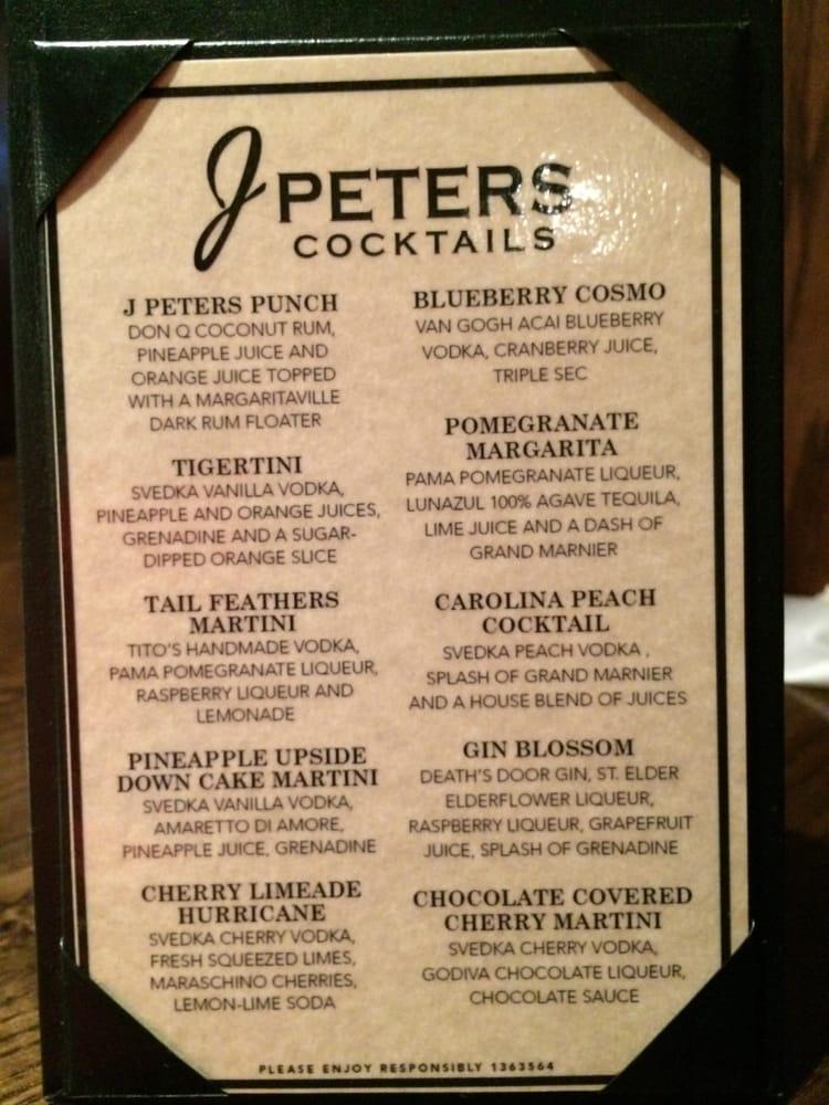 Menu at J.R. Cash's Grill and Bar, Chapin