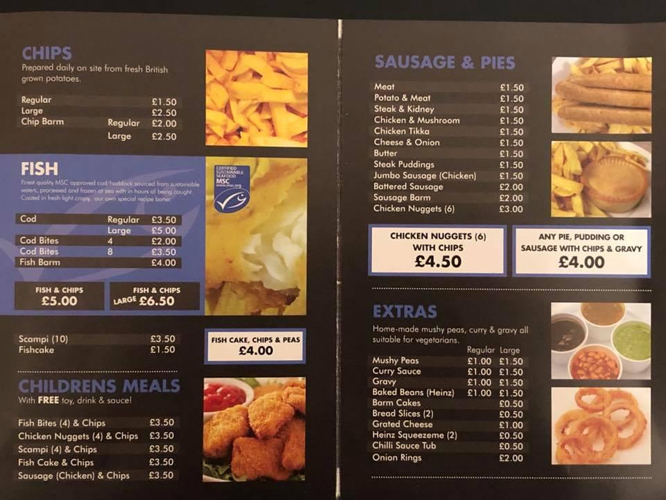 Menu at King Kod fast food, Preston, 228 Watling St Rd