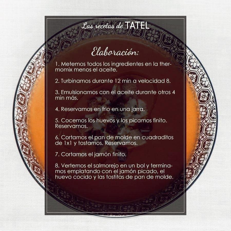 Carta del restaurante TATEL Madrid, Madrid
