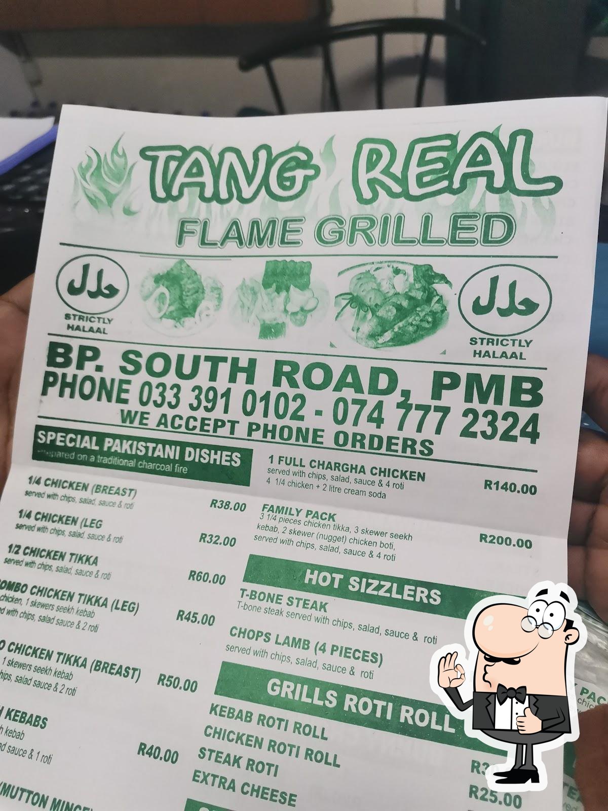 Tang Real Flame Grilled, Pietermaritzburg - Restaurant menu, prices and ...