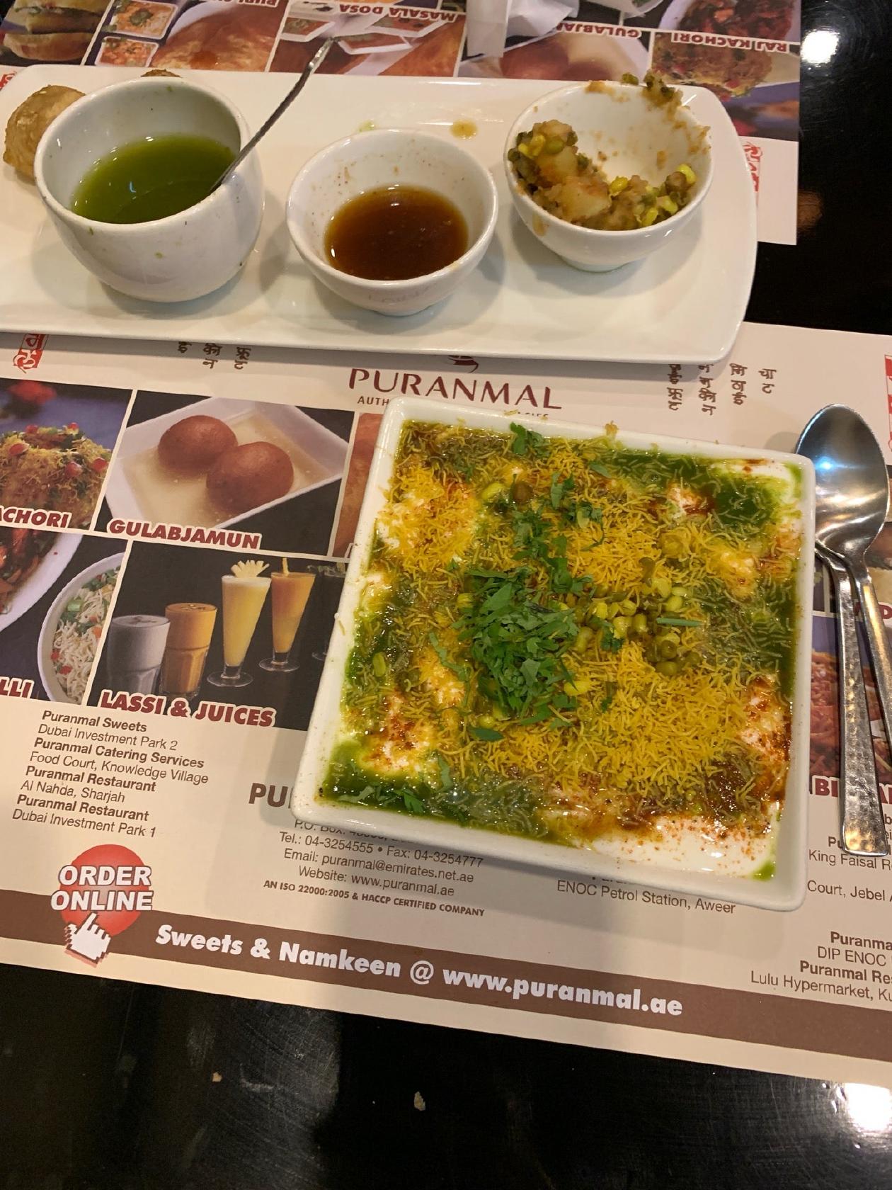 Menu at Puranmal Sweets & Restaurant, Dubai, 499R+5HX