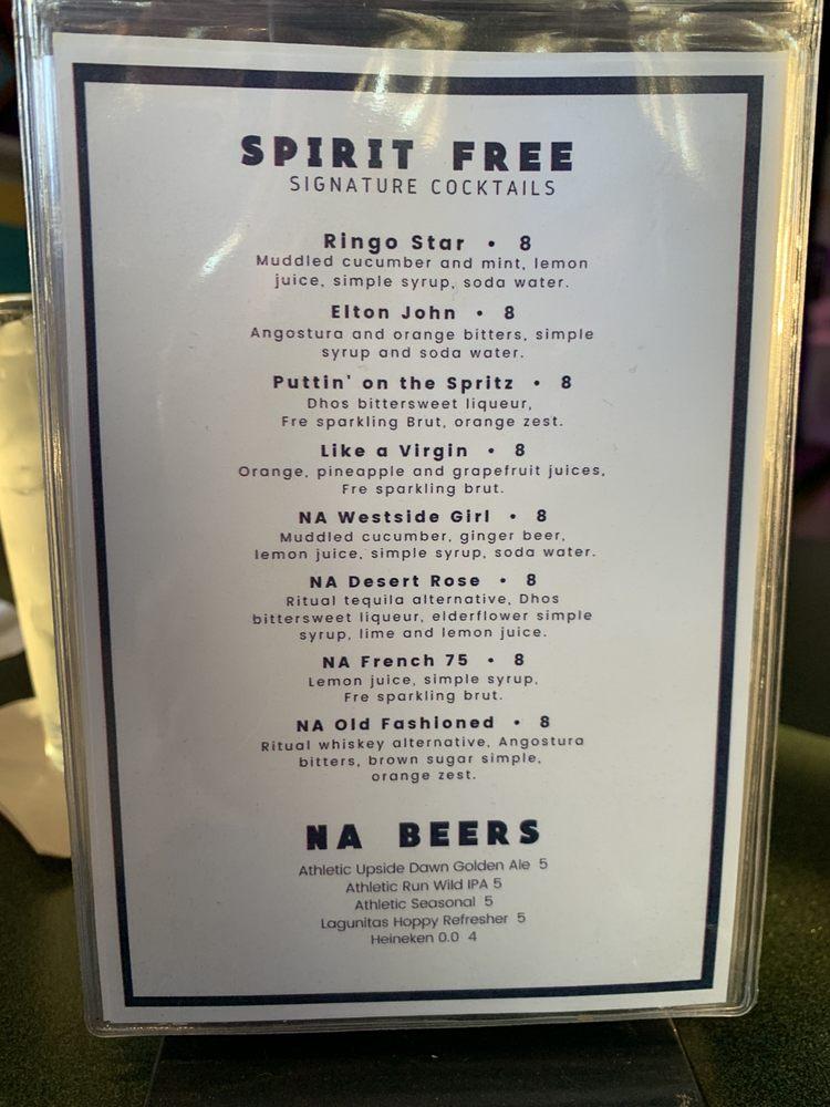 Menu at Turnstiles Bar, Grand Rapids, 526 Stocking Ave NW