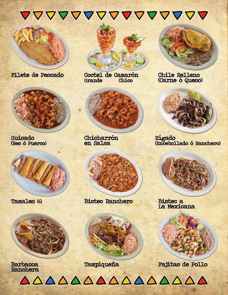 Carta de Mariscos el Bucanero y las Cazuelas Restaurante, Ciudad Acuña
