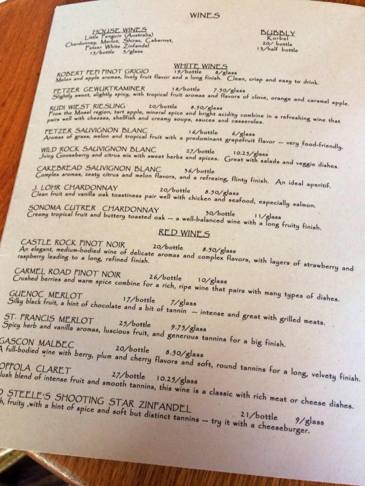 Menu at The Irish Rover pub & bar, Louisville