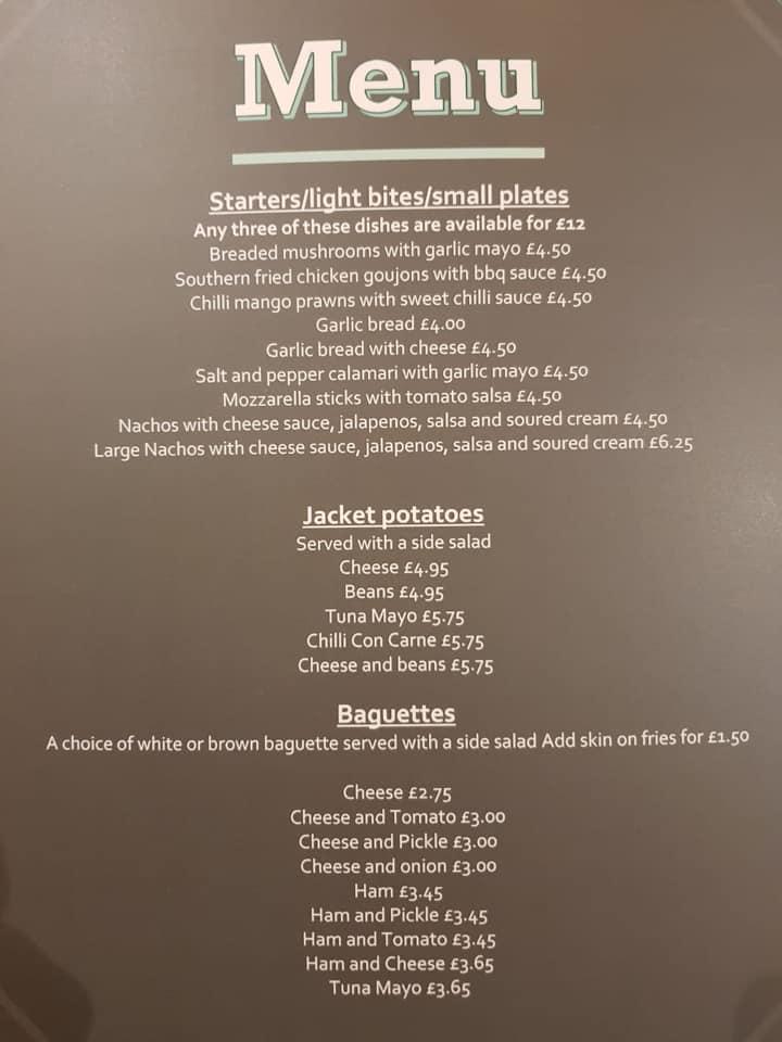 Menu at The Plough pub & bar, Leicester, Long Furrow