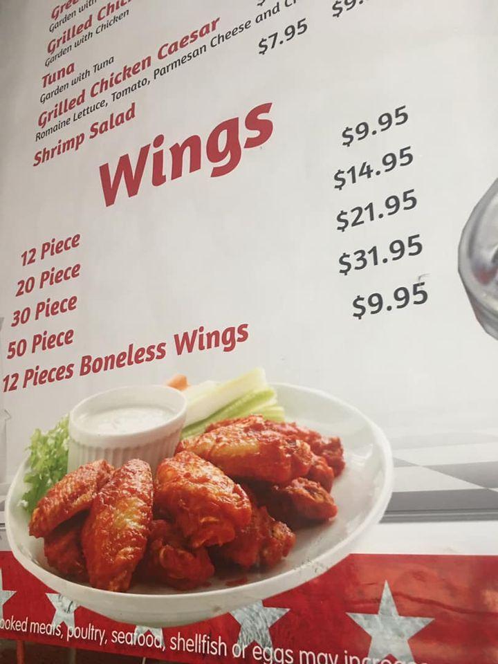 Menu at Broadway Cafe, Trotwood