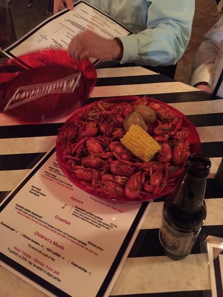 Menu at Crawdad's steakhouse, Merigold, 104 Park St