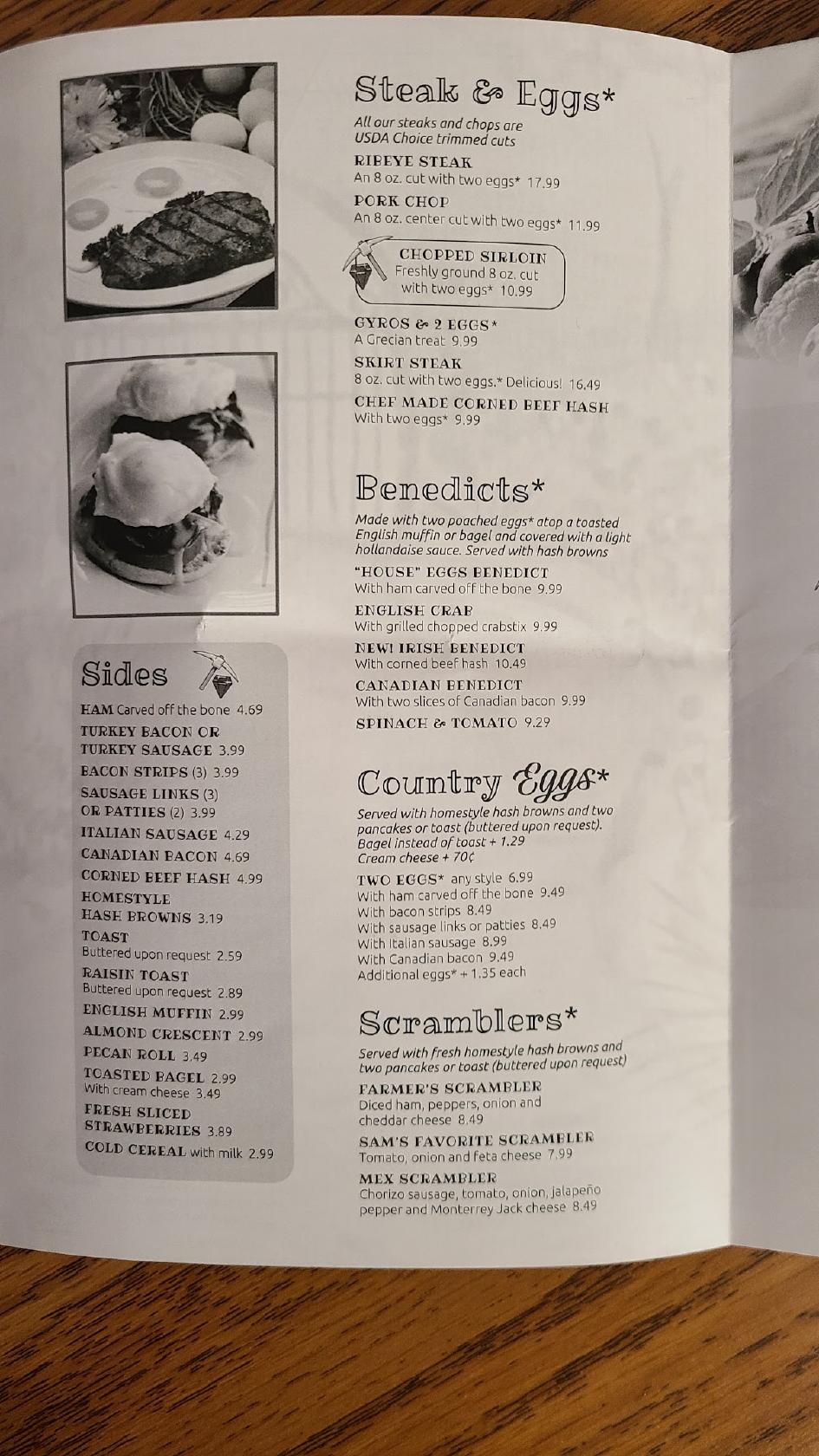 Menu at Seven Dwarfs Family Restaurant, Wheaton