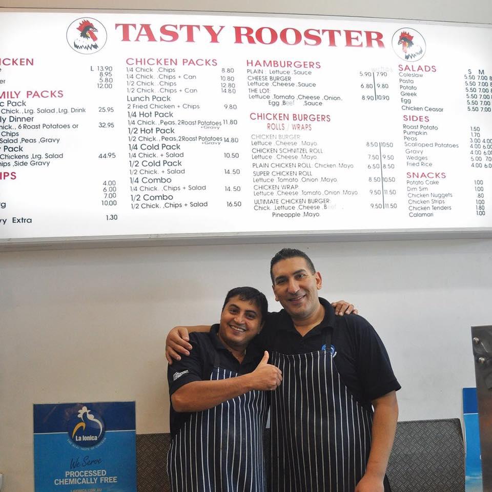 Menu at Tasty Chicken and Seafood restaurant, Reservoir