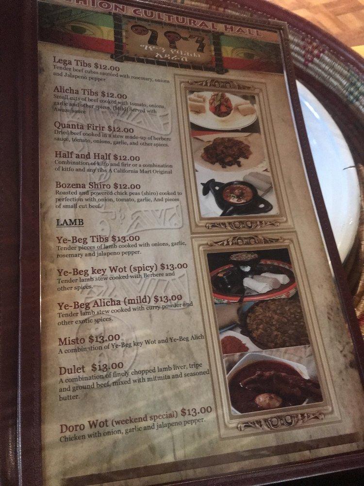 Menu at Embilta Cafe & Restaurant, Atlanta