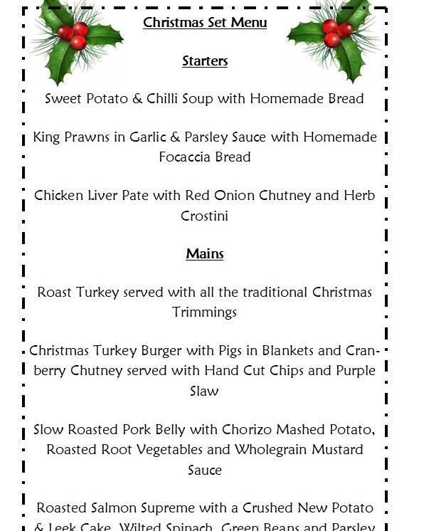 Menu at The Five Bells pub & bar, Chailey