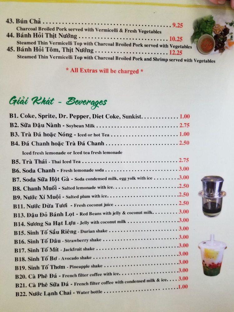 Menu at Tau Bay restaurant, Houston, Southwest Fwy #T