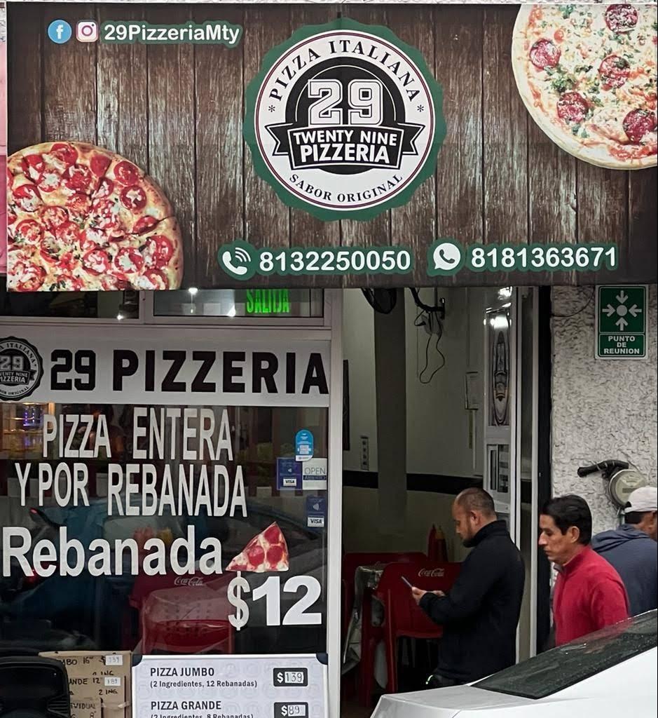 29 pizzería, Monterrey - Restaurant menu and reviews