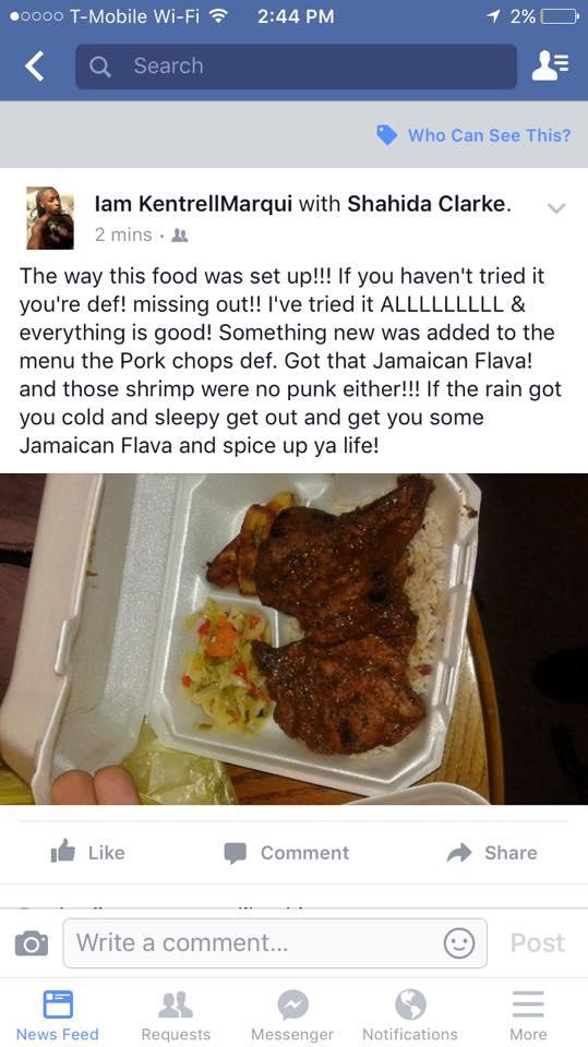 Menu at Jamaican Flava Caribbean Cooking LLC restaurant, Warner Robins ...
