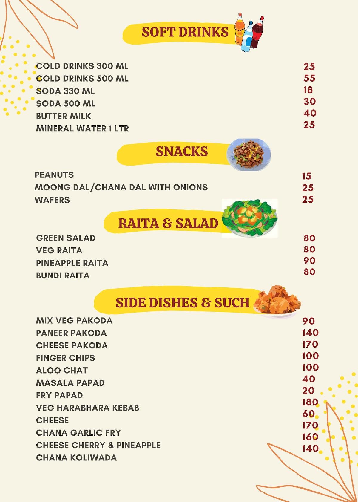 Menu at Sai Lakshmi Lunch Home & Bar, Mumbai, Dr D Silva Rd