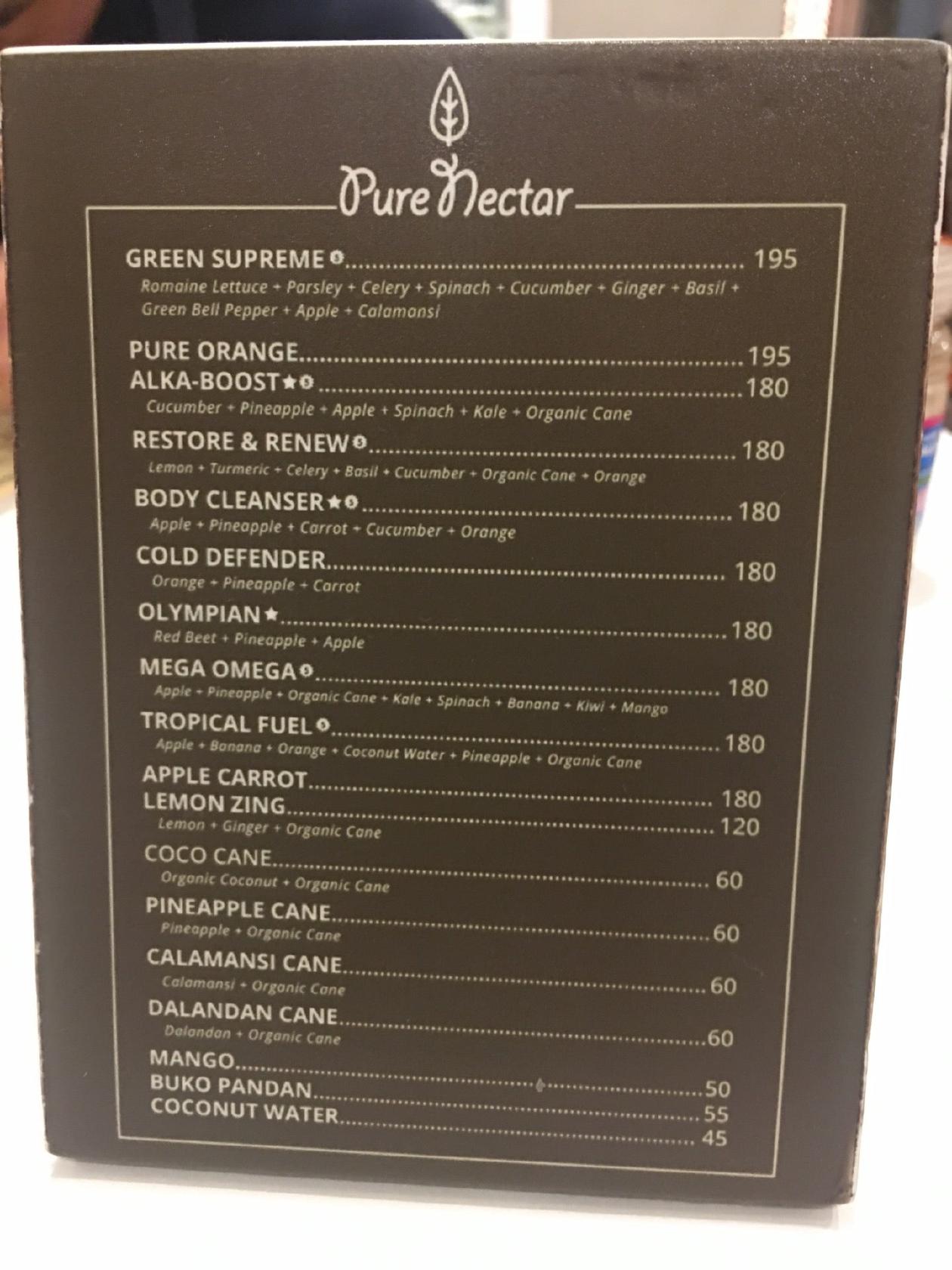 Menu at Behrouz Persian Cuisine restaurant, Quezon City, 50 Sct. Tobias St