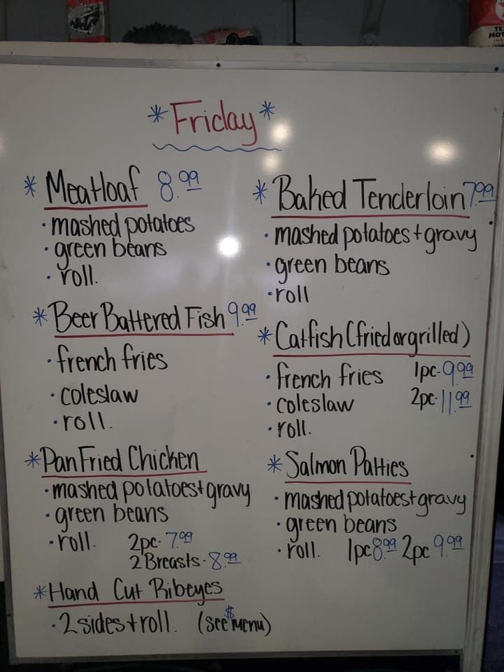 Menu at Park Restaurant, New Castle, S Memorial Dr