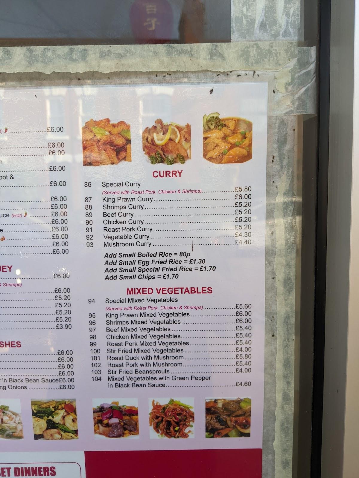 Menu at Jade House, Wellingborough, 19 Newton Rd