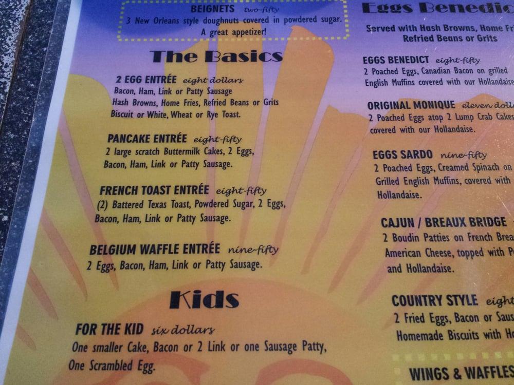 Menu at Seabrook Classic Cafe, Seabrook, E NASA Pkwy