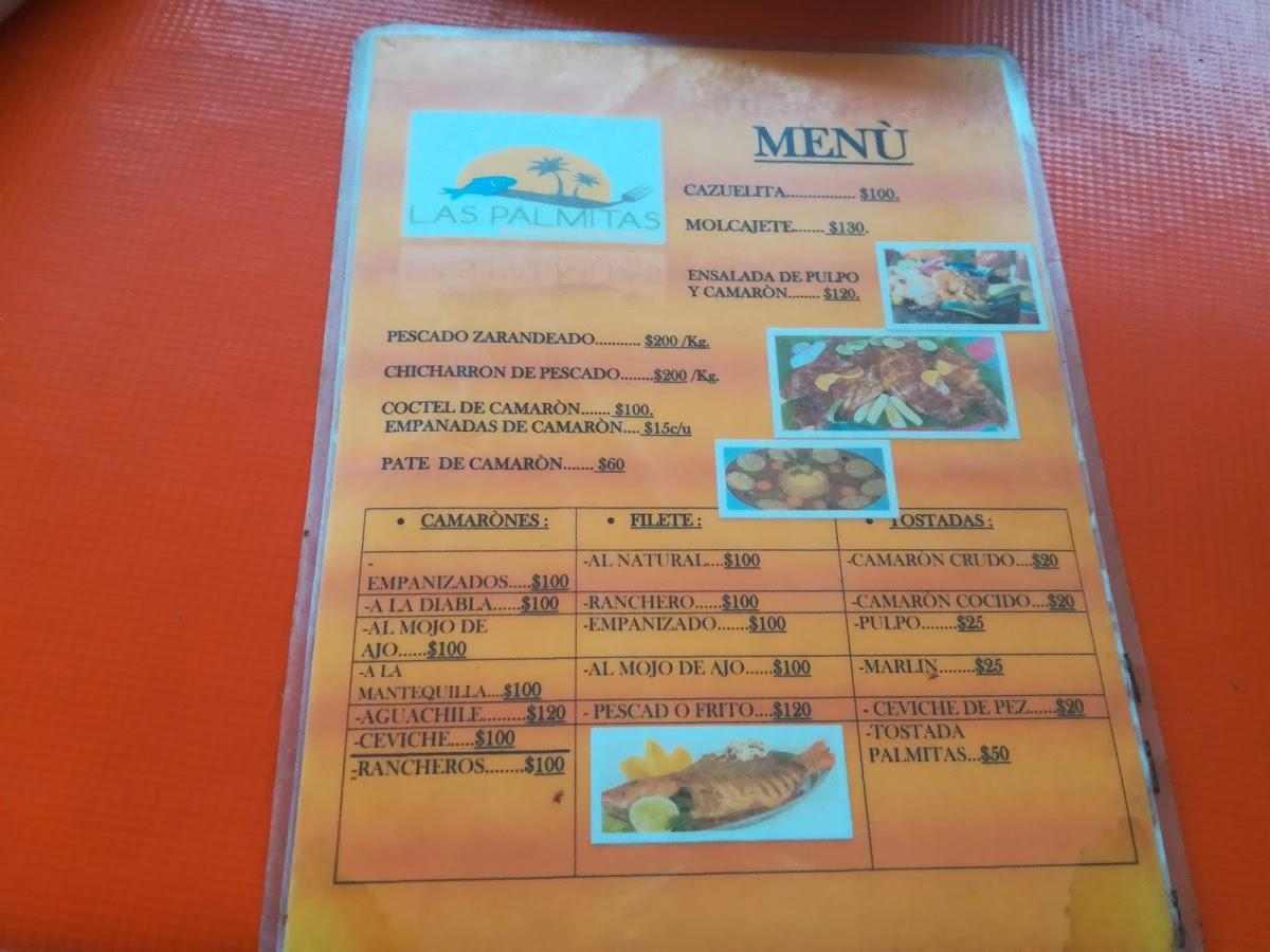 Menu at Restaurante "Las Palmitas", Compostela