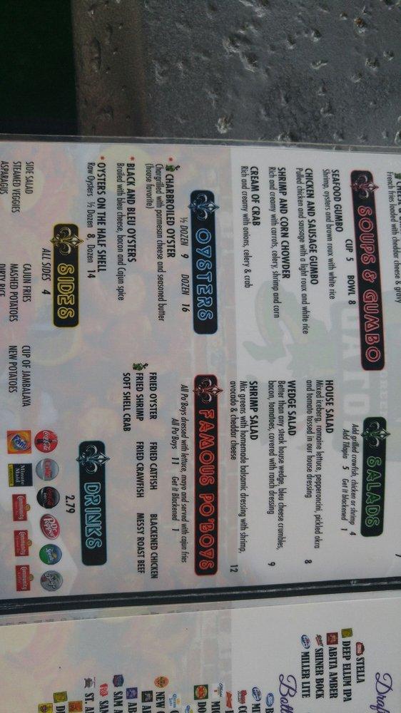 Menu at The Green Gator Frisco pub & bar, Frisco