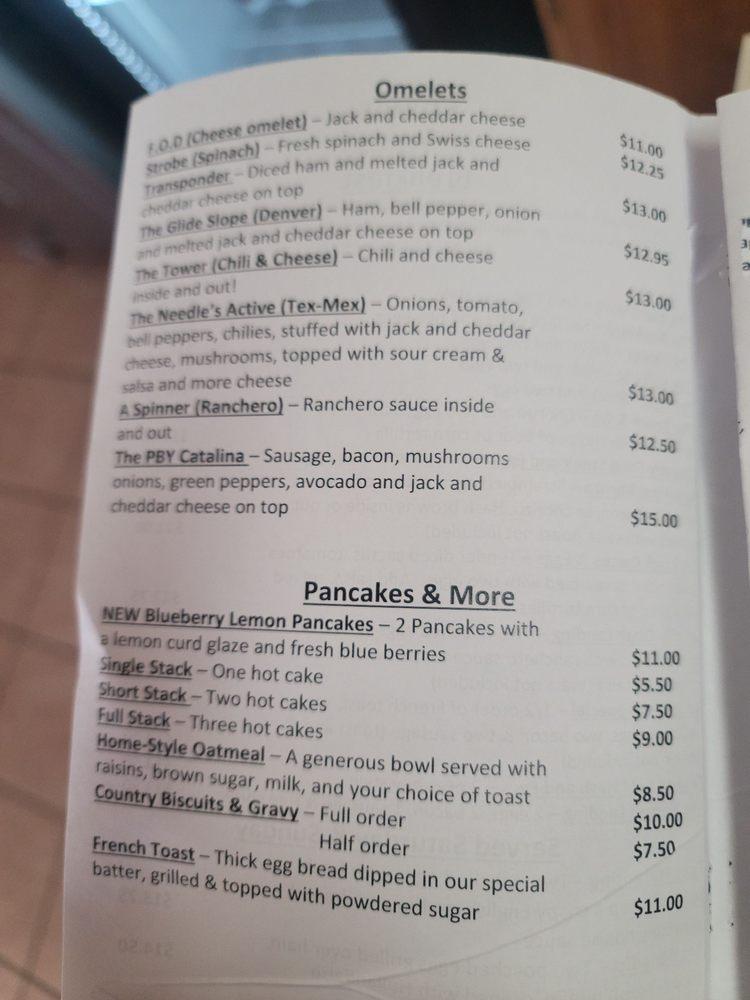 Menu at Foxy's Landing & Restaurant, Lancaster