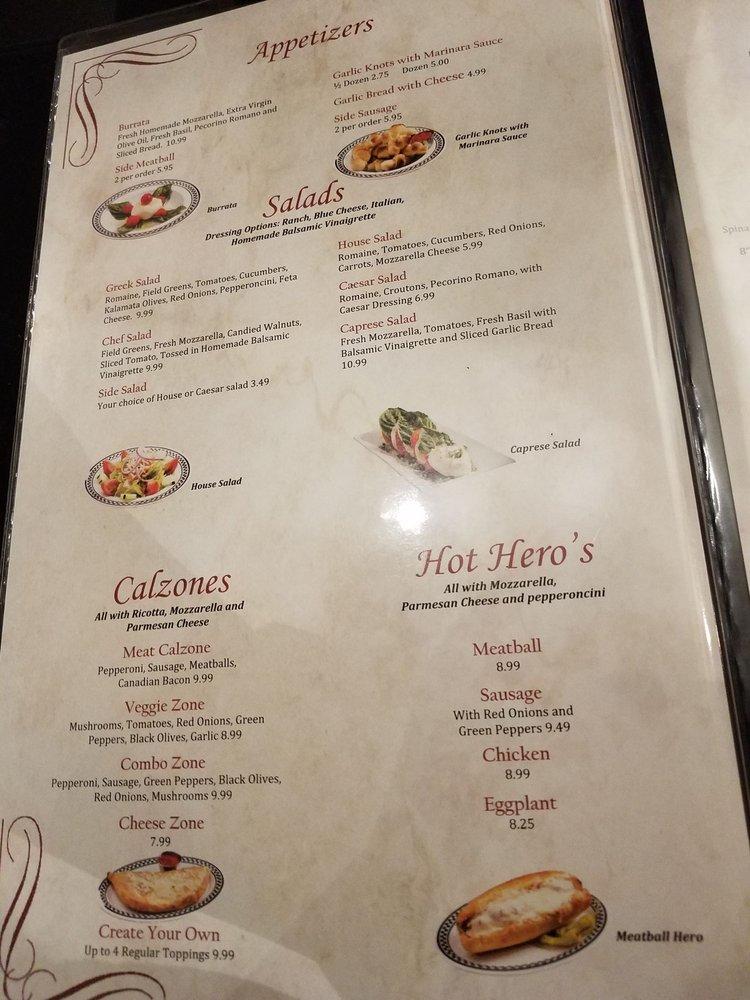 Menu at Portofinos Pizza and Pasta pizzeria, Parker