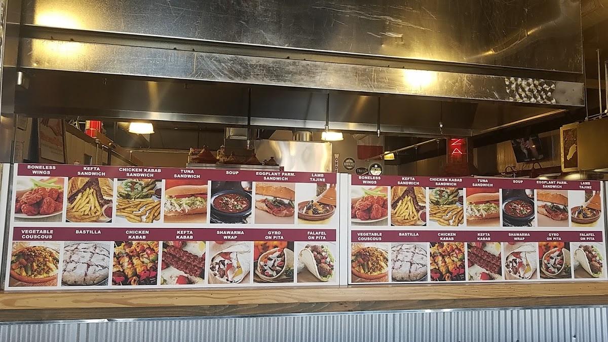 Menu at Super Gyro & Falafel restaurant, Newtonville