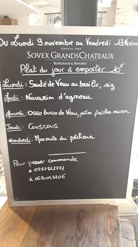 Menu au Chez Rémi restaurant, Libourne