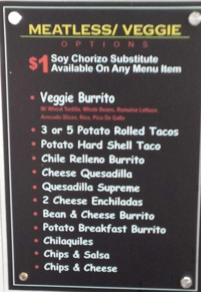 Carta del restaurante Los Titos Mexican Food, National City