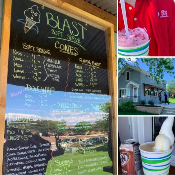 Menu at Blast Soft Serve restaurant, Sheboygan