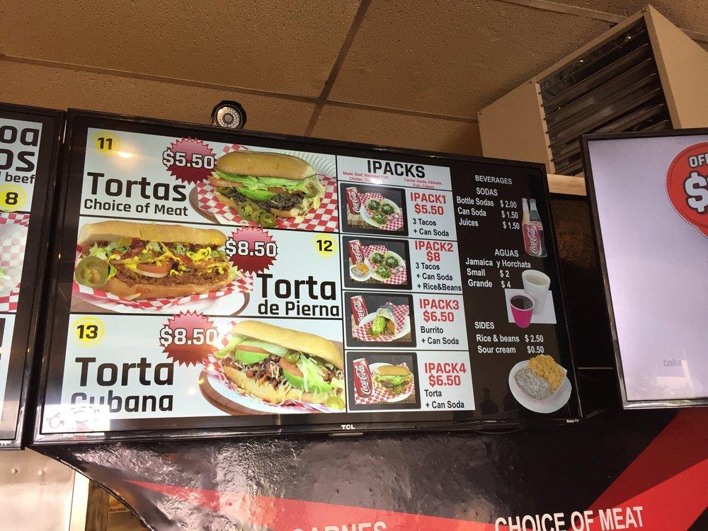 Menu at TACO-BOOK Taqueria restaurant, Everett, Broadway C