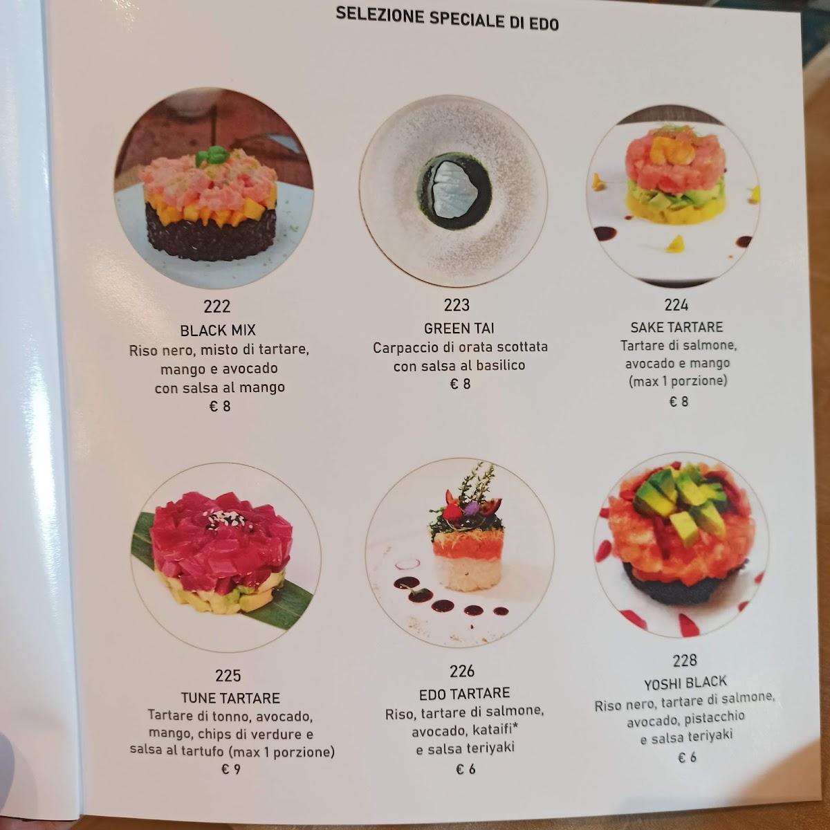 Menu da Edo Japan Riccione ristorante, Riccione