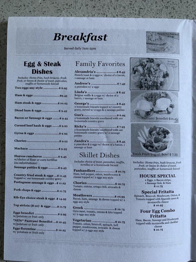 Menu at Gus's Subs & Pizza Place pizzeria, La Mesa