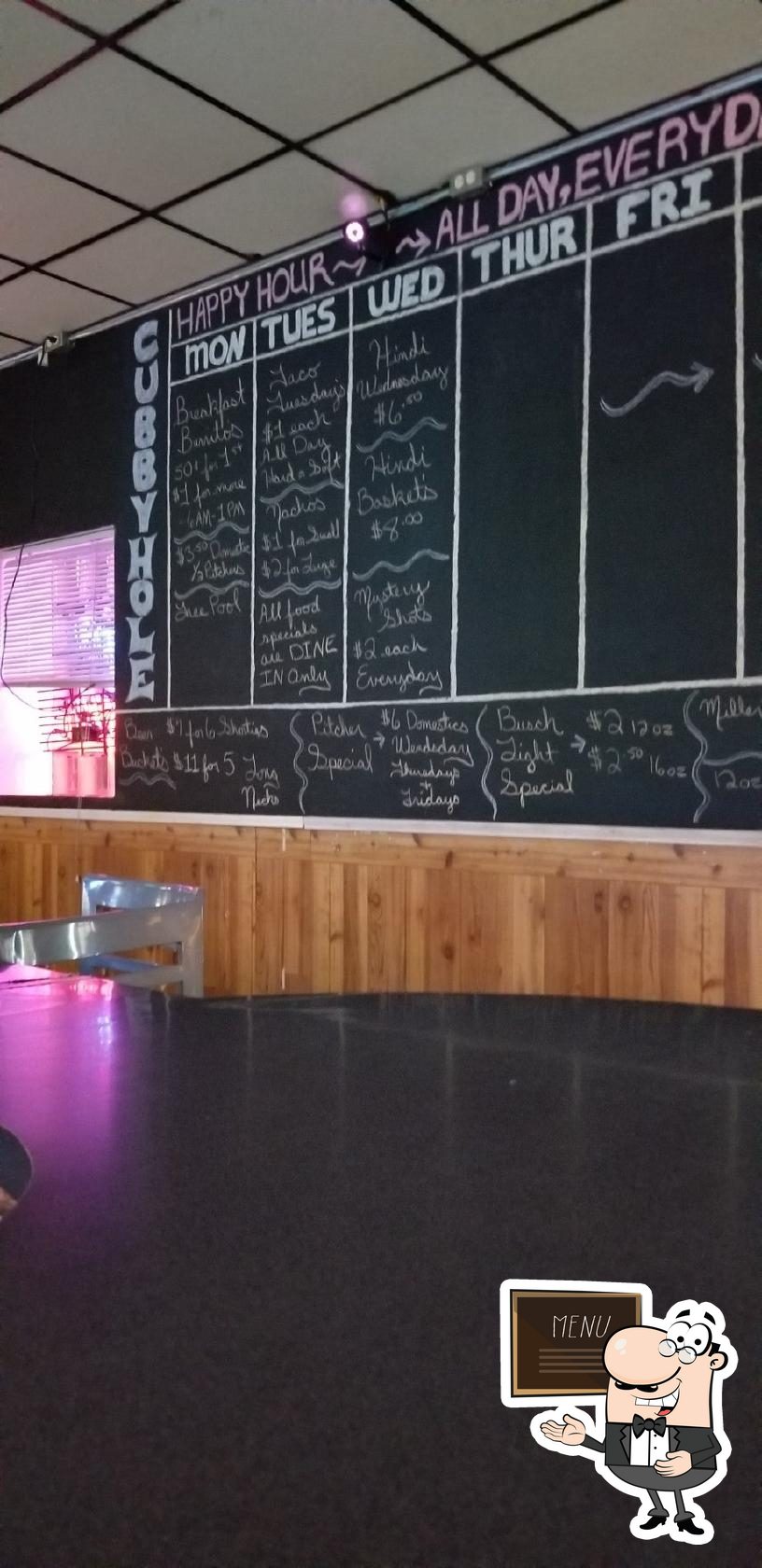Cubby Hole Bar & Grill in Green Bay - Restaurant menu and reviews