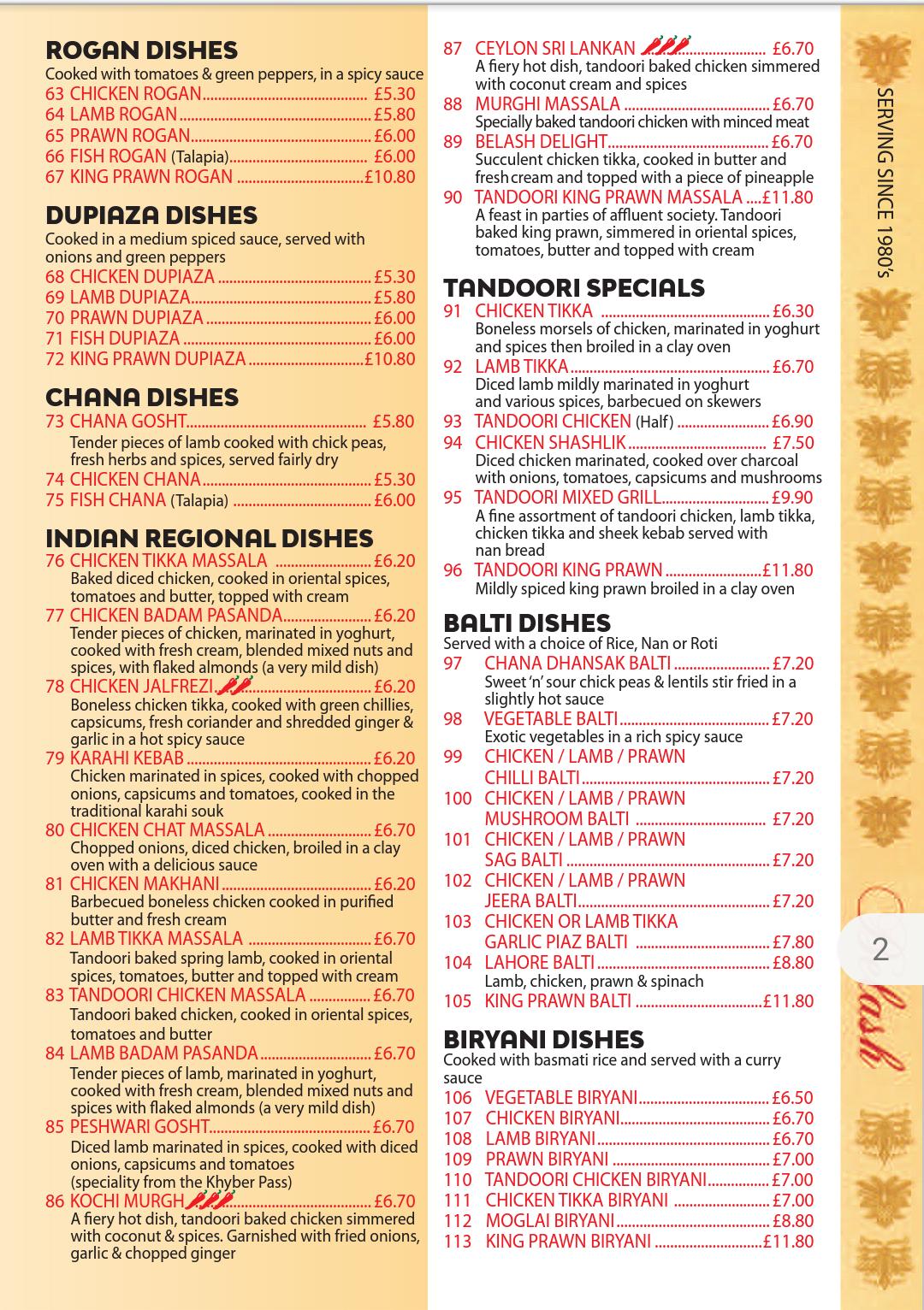 Menu at Belash Uplands Takeaway & Delivery fast food, Swansea