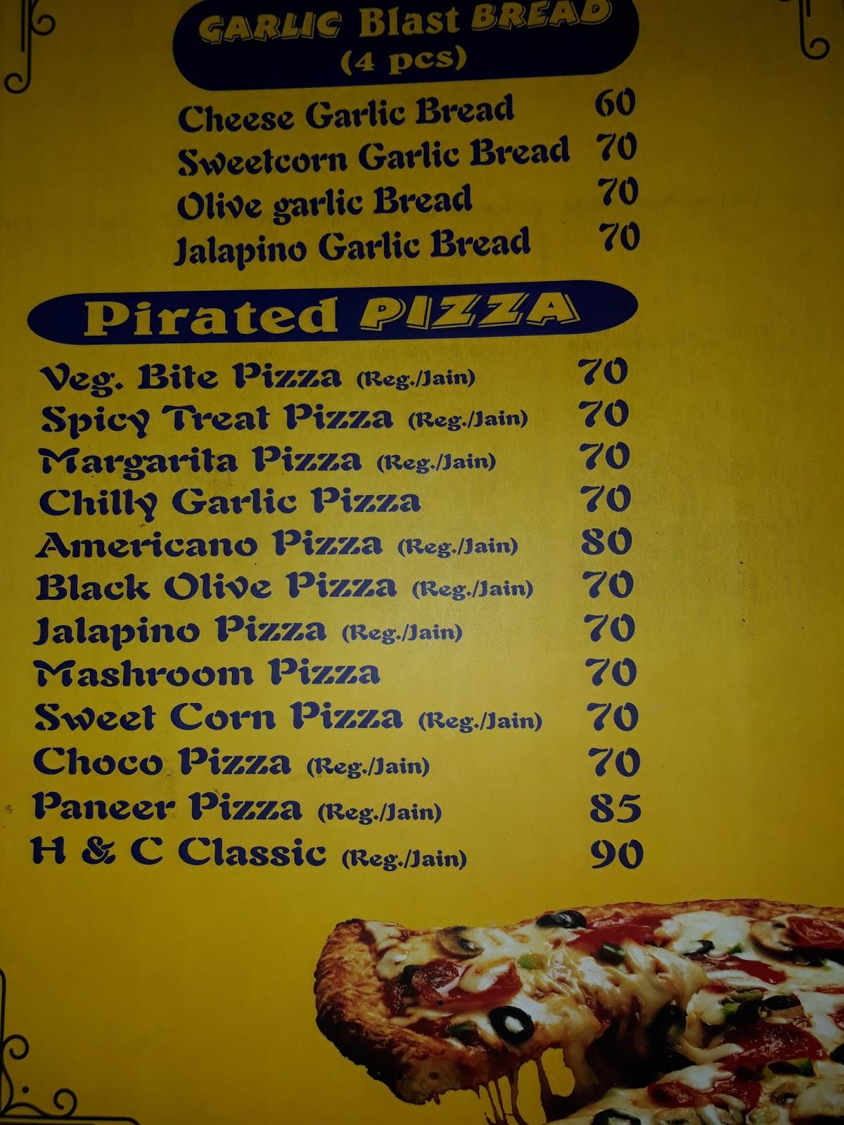 Menu at Helly & Chilly Cafe, Vadodara