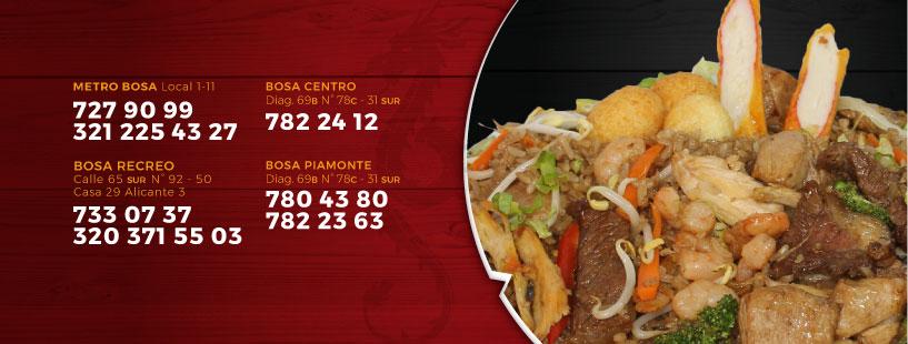 Menu at Restaurante Chan Chuen Oficial, Bogotá