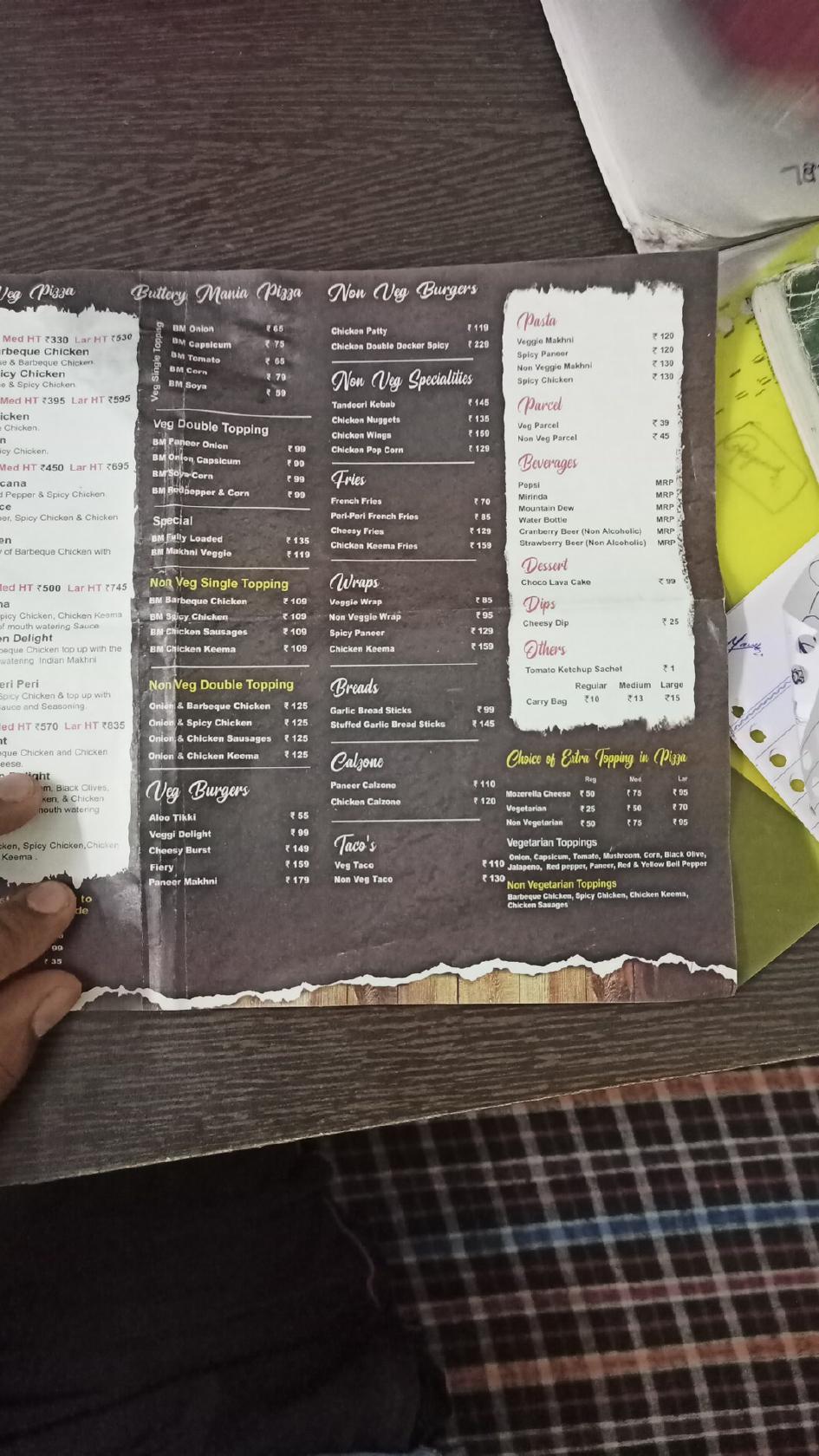 Menu at Rominus Pizza and Burger, Kota, Shop No. 4