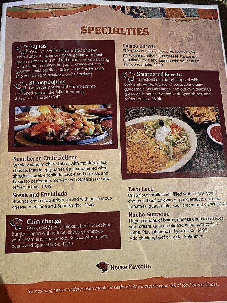 Menu at Los Hermanos desserts, Orem, 575 E University Pkwy