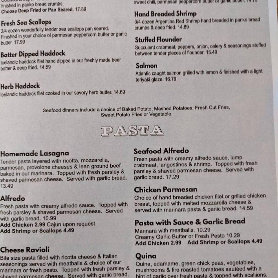 Menu at Kelly's Korner pub & bar, Huntingdon, Pennsylvania Ave #1118