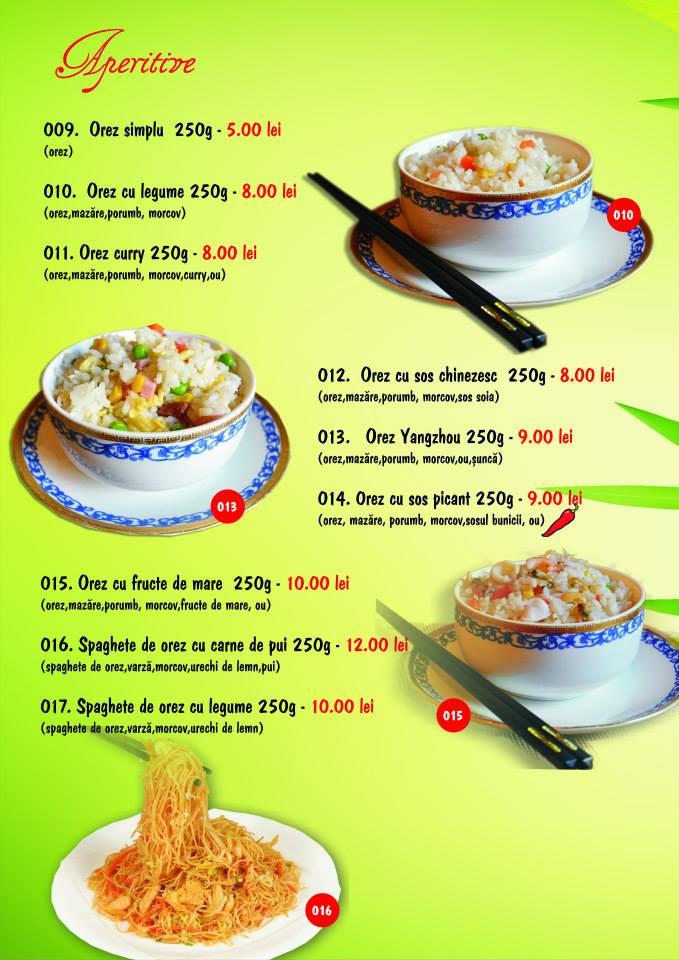 Menu at Restaurant Chinezesc Panda, Galați