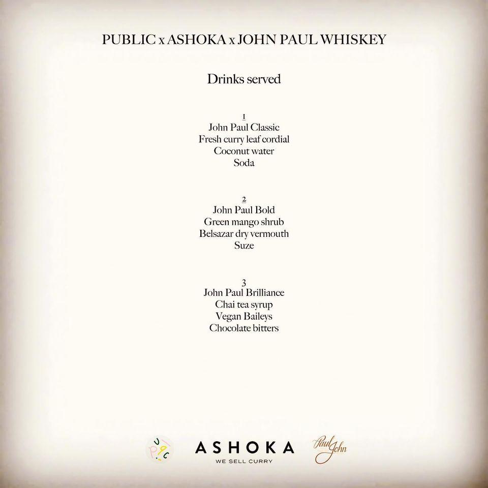 Menu at Ashoka restaurant, Sheffield, 307 Ecclesall Rd