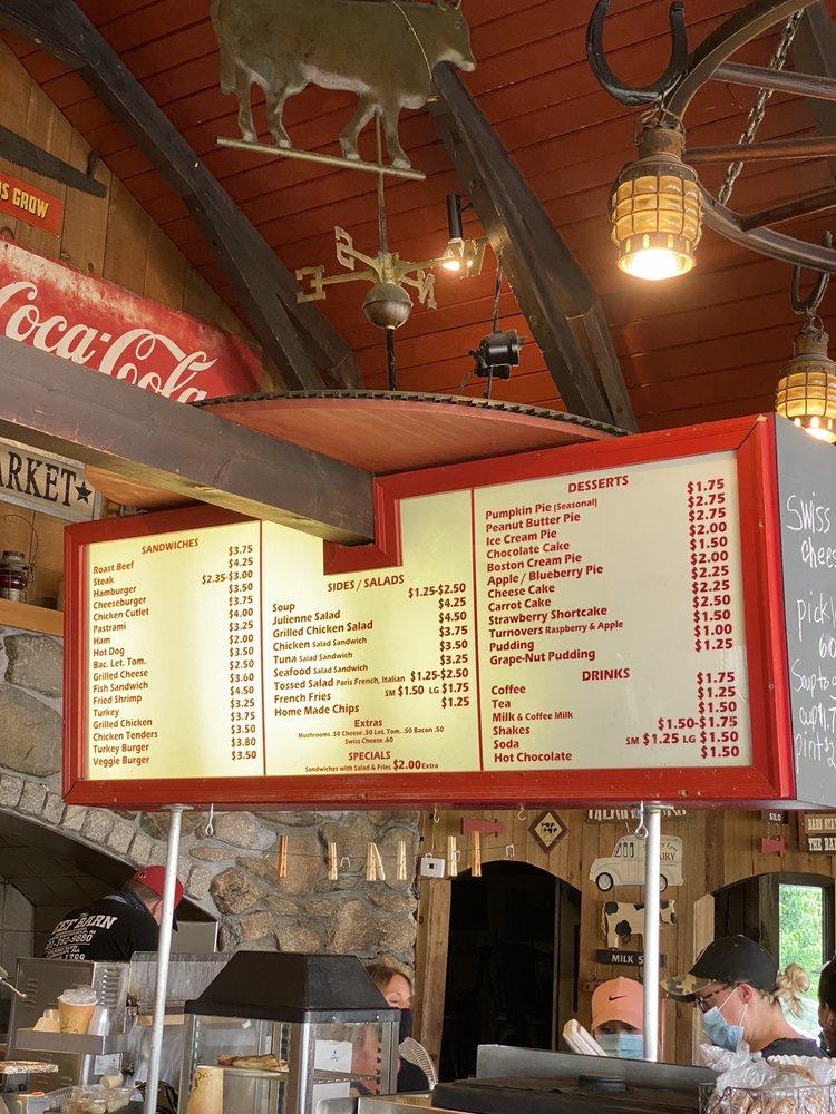 Menu at Beef Barn, North Smithfield, 200 Industrial Dr