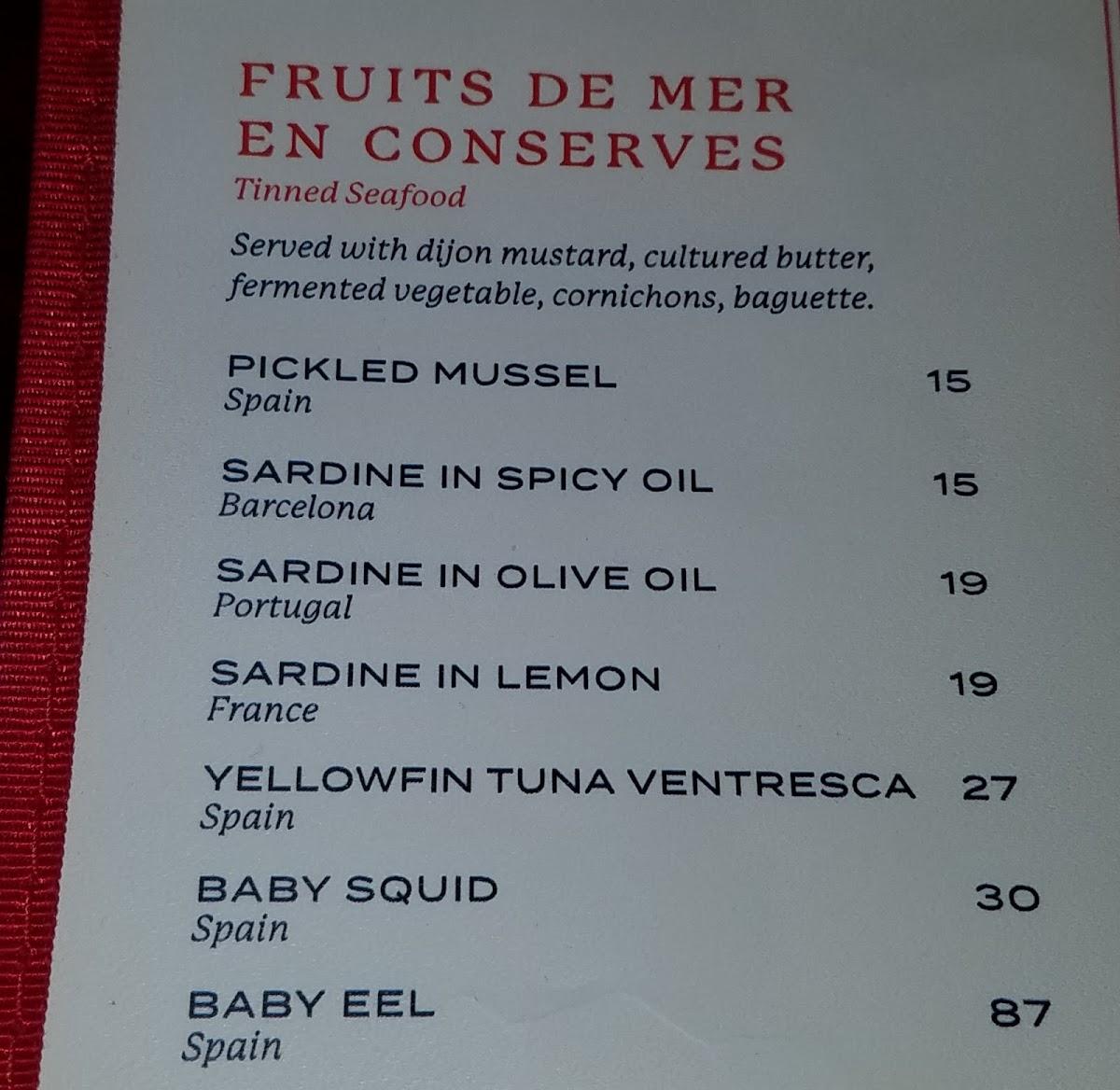 Menu at Bishop pub & bar, Memphis