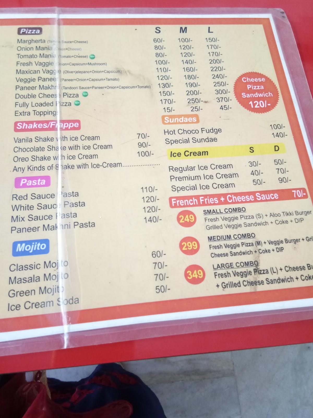 Menu at Foodeez Caffee, Palwal